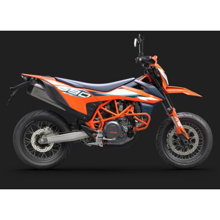 Barres de protection Crash Bar Oranges pour KTM 690 ENDURO-R et 690 SMC ...