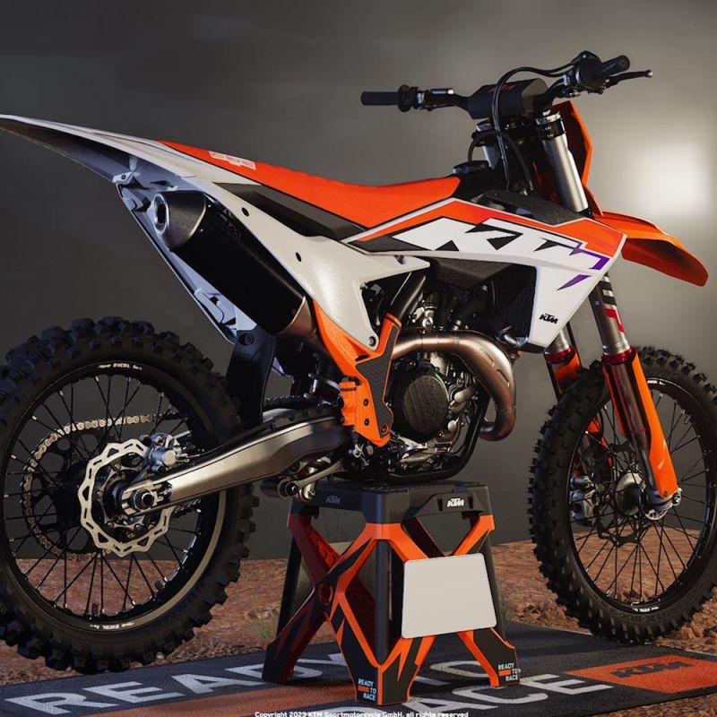 Jeu de protection de cadre Orange Factory Racing pour KTM SX/SX-F (23 ...